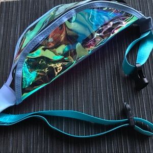 Bags | Holographic Fanny Pack | Poshmark